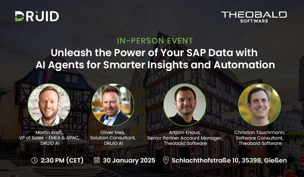 Unlock Your SAP Data with AI Agents-Join the DRUID & Theobald Software ...